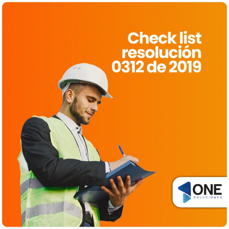Formato check list resolución 0312 de 2019